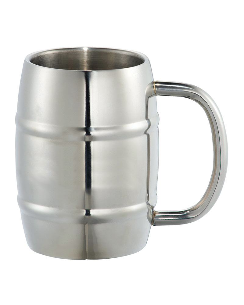 Growl Stainless Barrel Mug 14oz - Queensboro