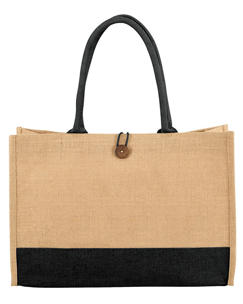Jute Box Tote- - Queensboro