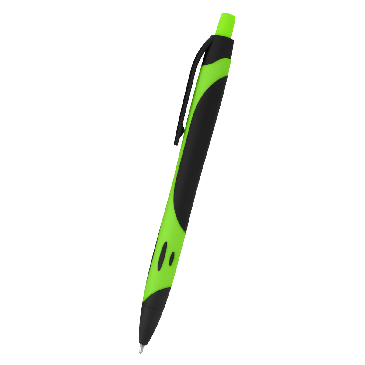 Sleek Two-Tone Rubberized Pen - Queensboro