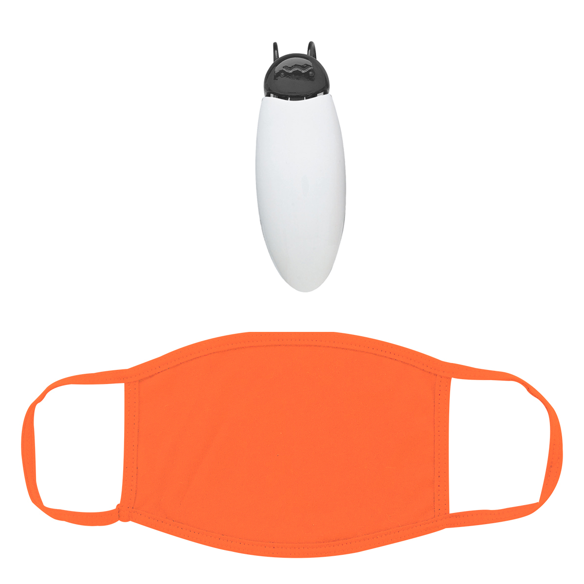 Cotton Reusable Mask With Visor Clip - Queensboro