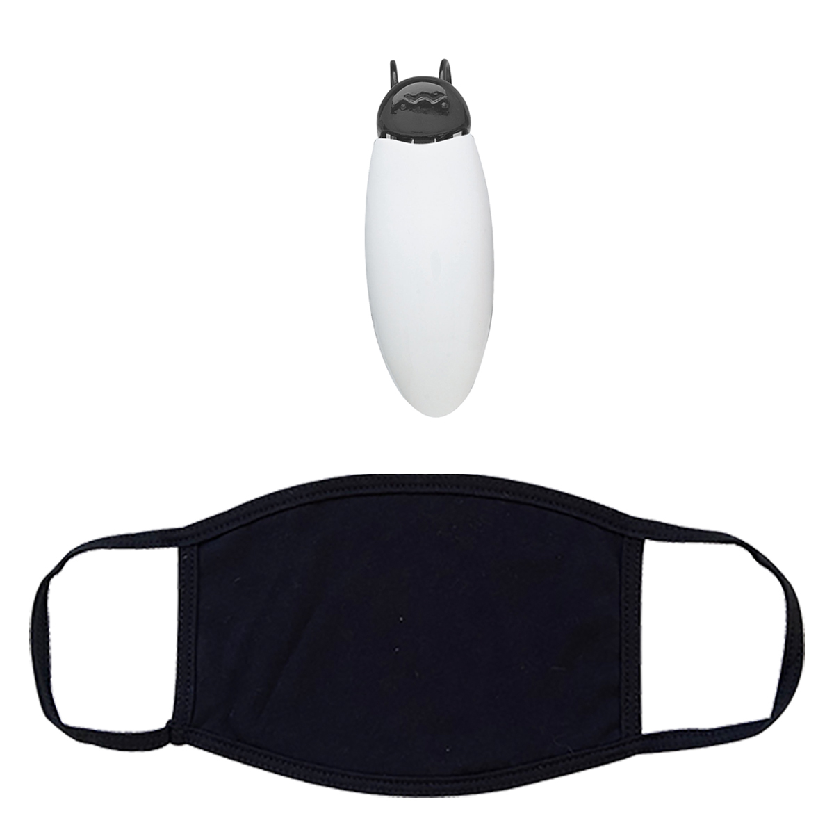 Cotton Reusable Mask With Visor Clip - Queensboro