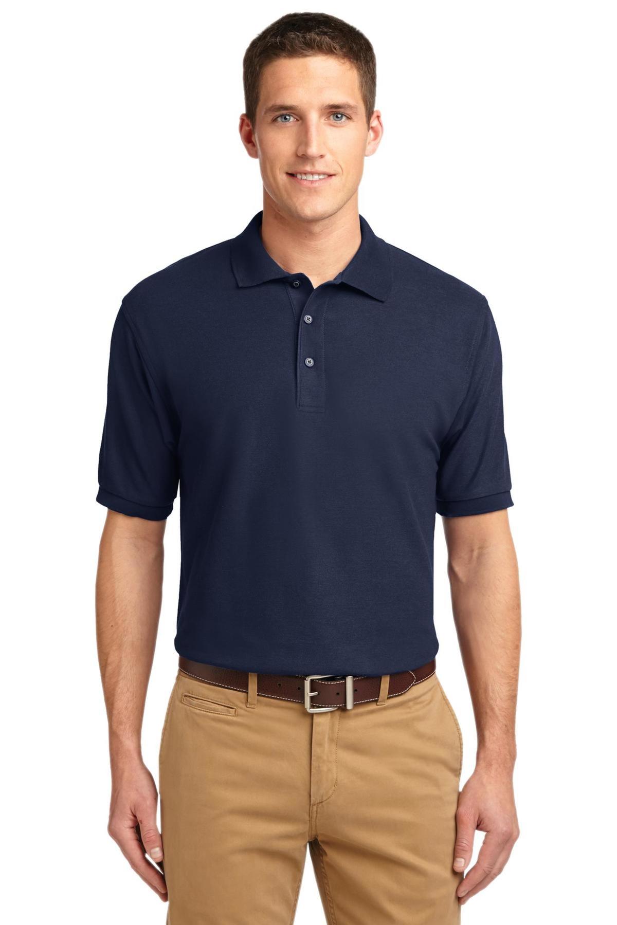 Port Authority Embroidered Men's Silk Touch Pique Polo | All Products ...