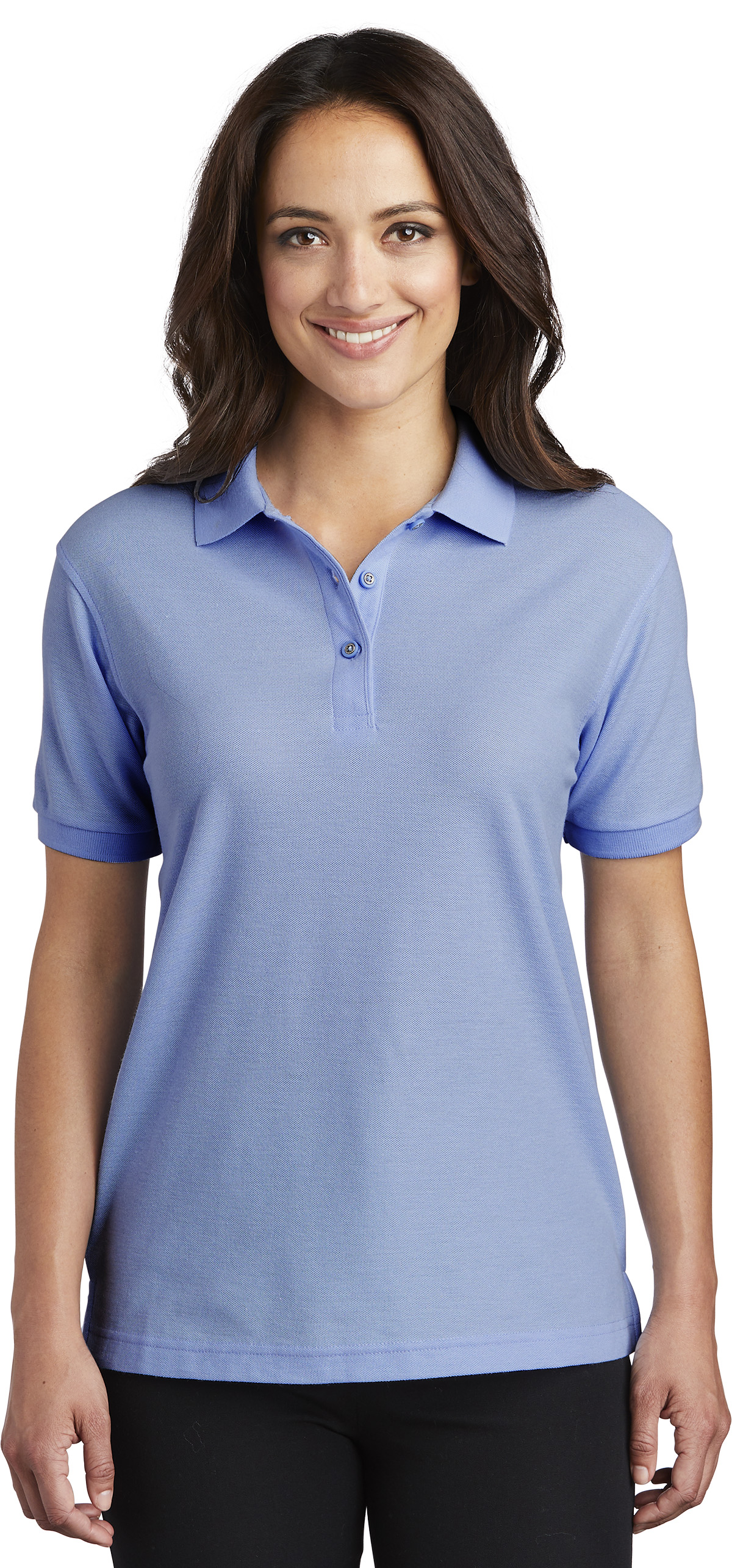 Queensboro Embroidered Women's Silk Touch Pique Polo - Queensboro
