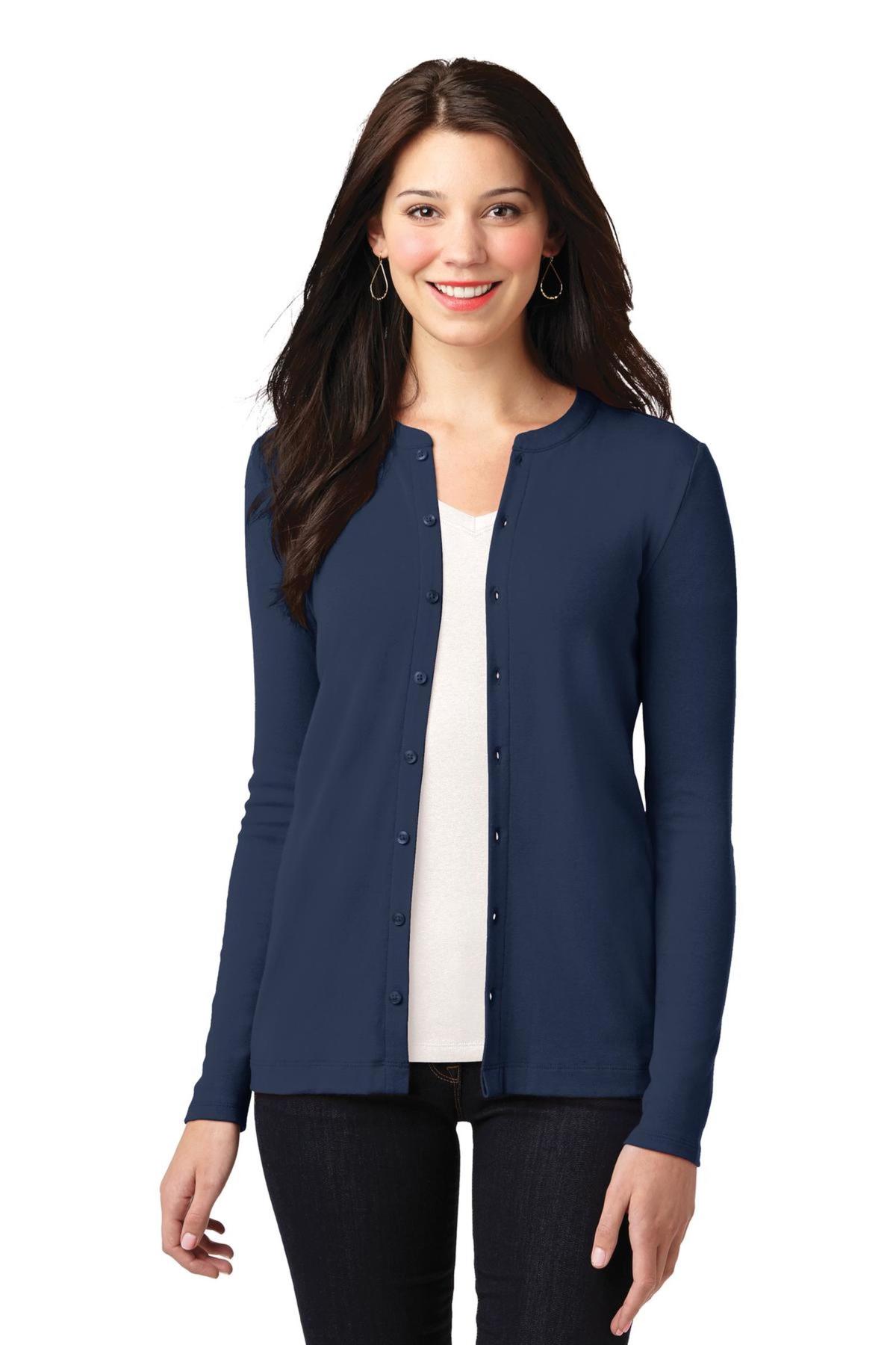 Port Authority Embroidered Women's Concept Stretch Button-Front ...