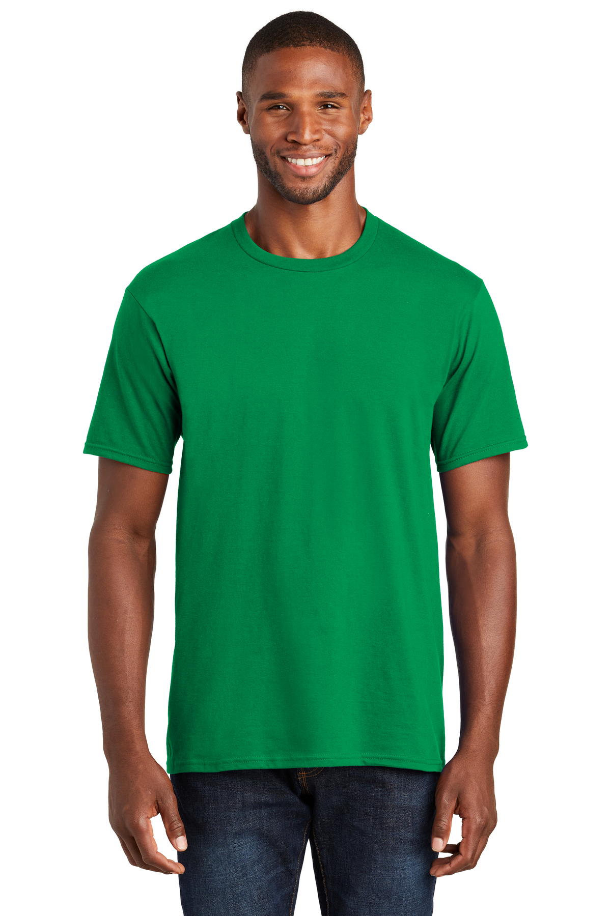 Port & Company Embroidered Men's Fan Favorite Tee - Queensboro Port & Company Embroidered Men's Fan Favorite Tee - Queensboro