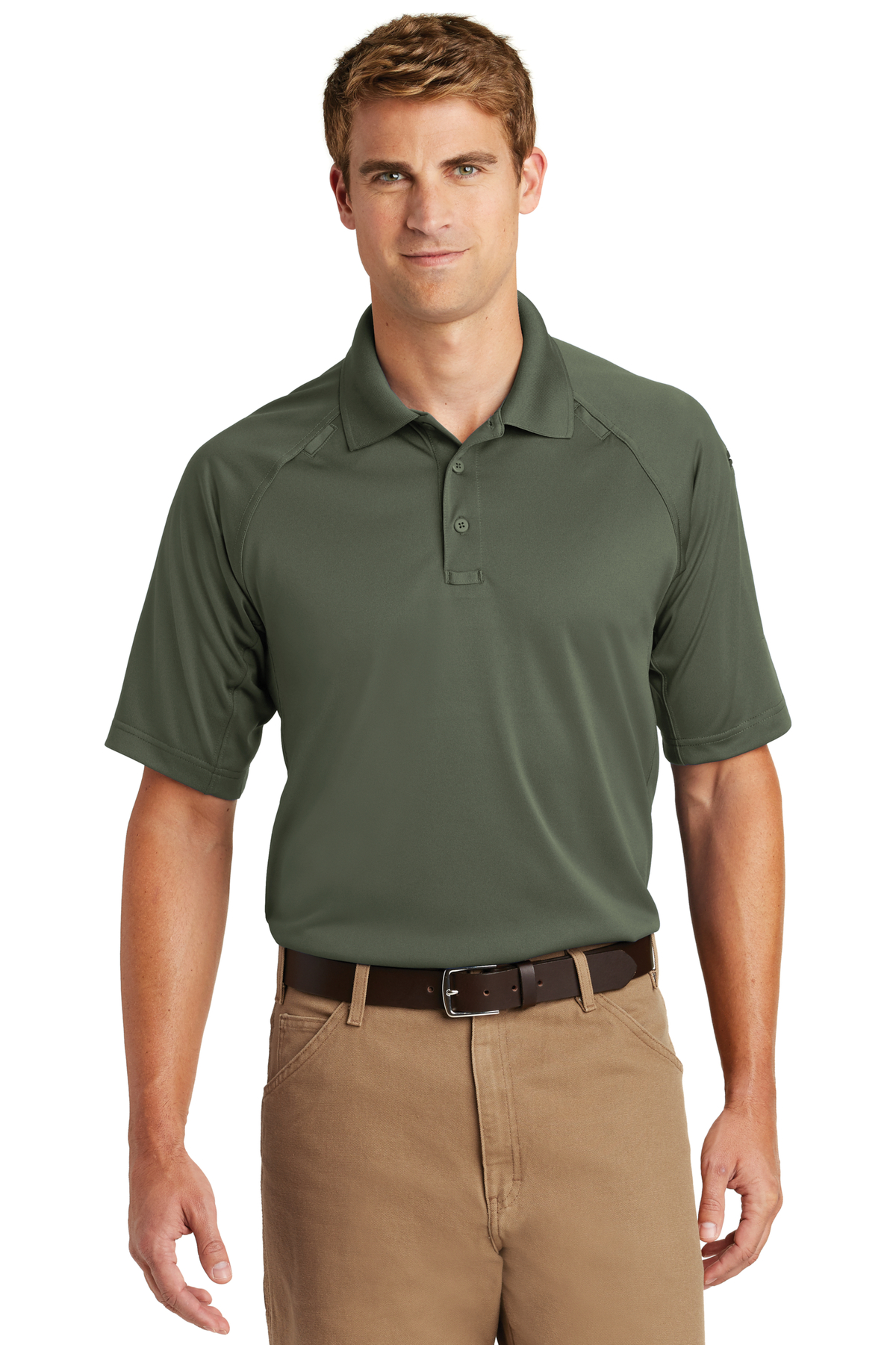CornerStone Embroidered Men's Select Snag-Proof Tactical Polo - Queensboro