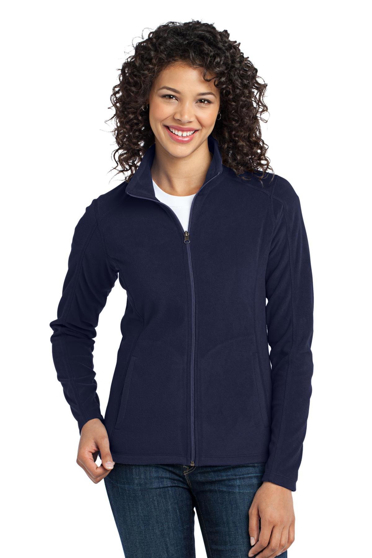 Port Authority Embroidered Women's Microfleece Jacket - Queensboro