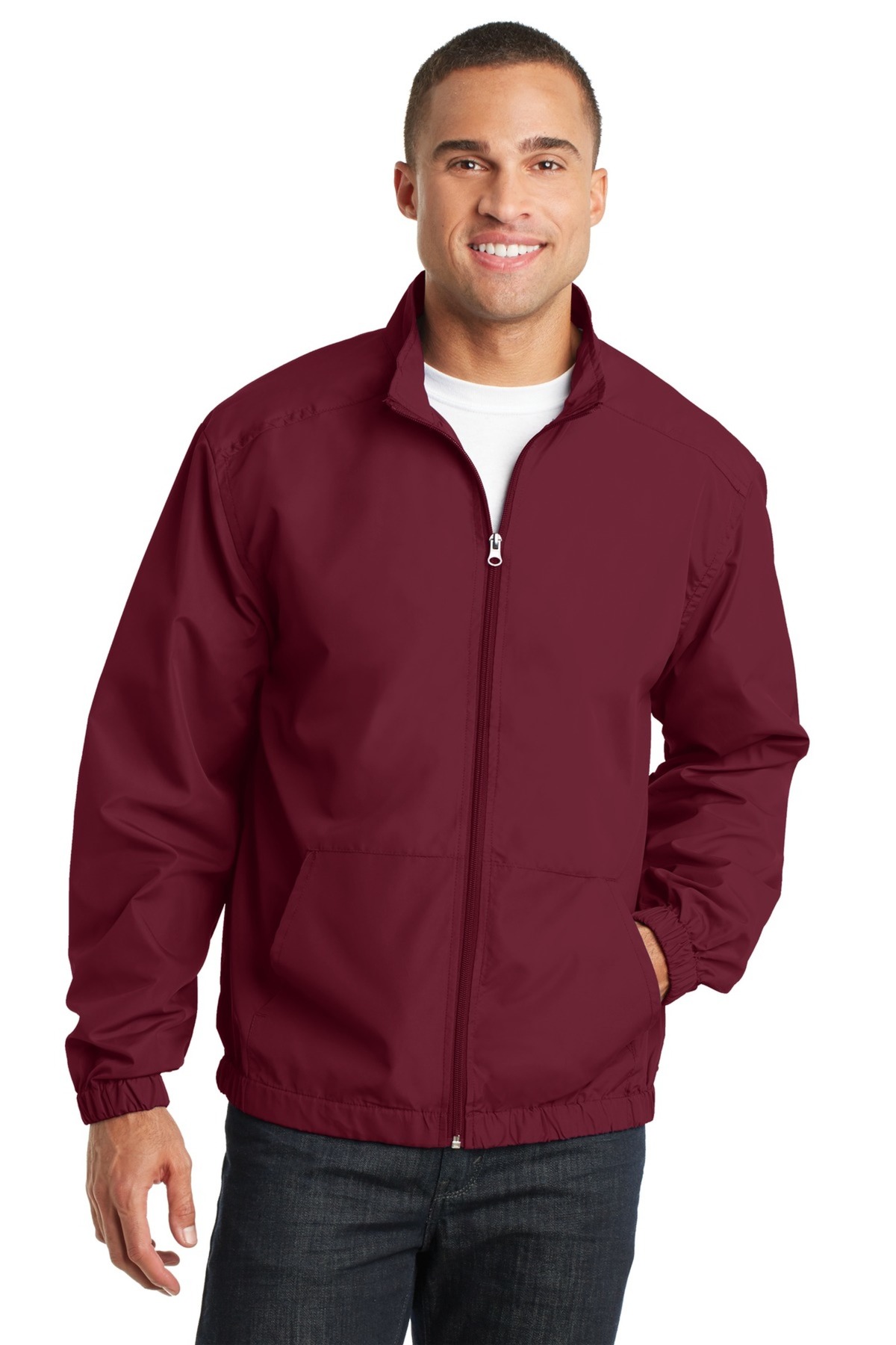 Port Authority Embroidered Men's Essential Lightweight Jacket - Queensboro