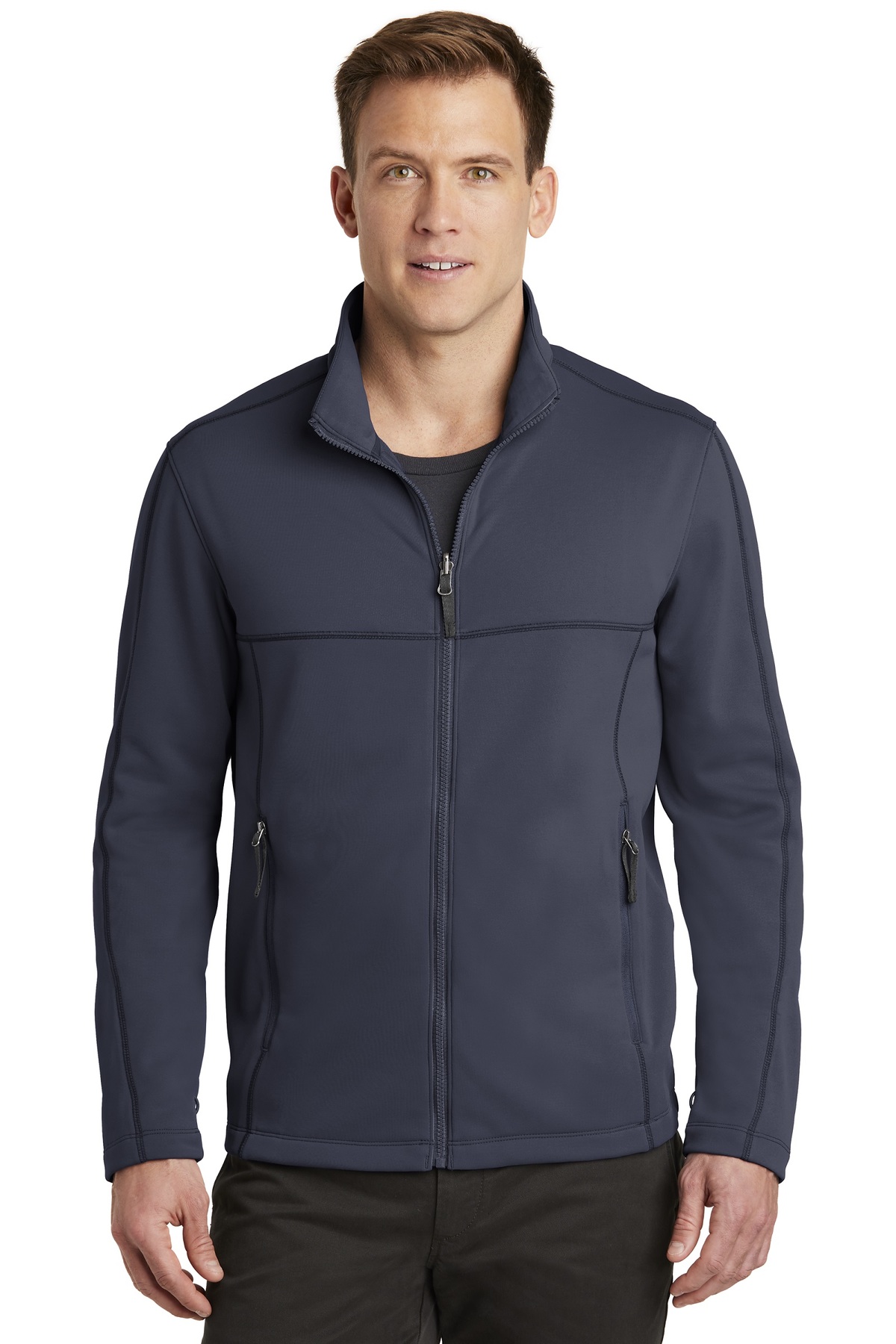 Port Authority Embroidered Men's Collective Smooth Fleece Jacket ...