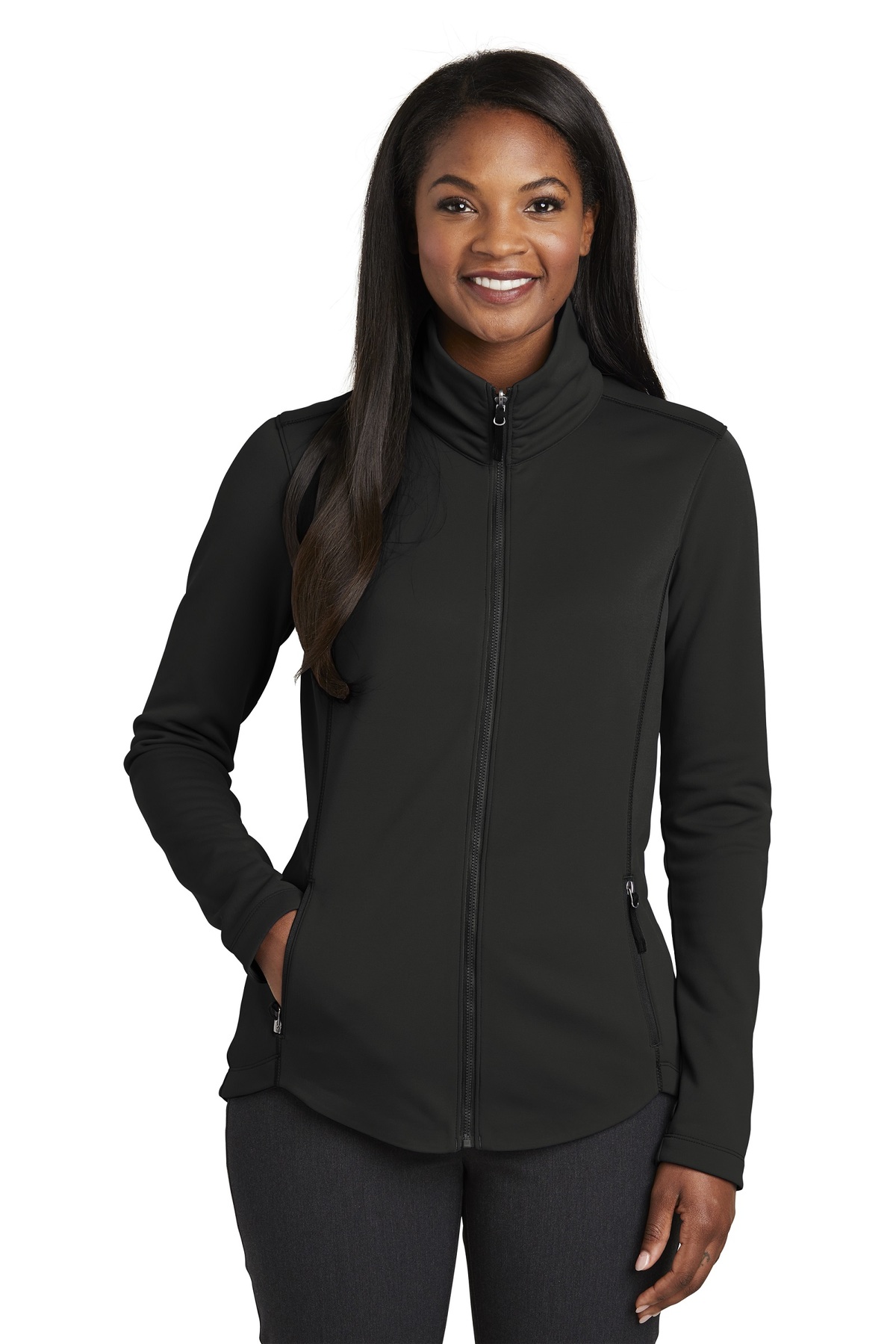 Port Authority Embroidered Women's Collective Smooth Fleece Jacket ...