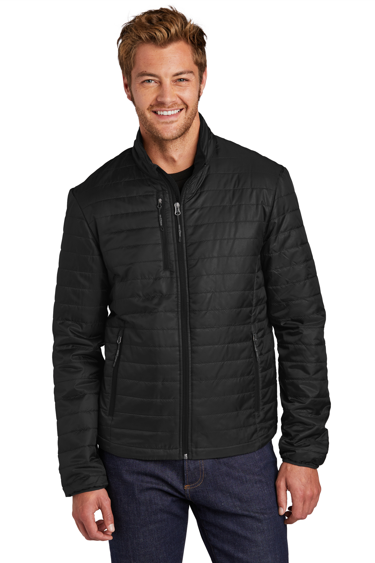 Port Authority Embroidered Packable Puffy Jacket - Queensboro
