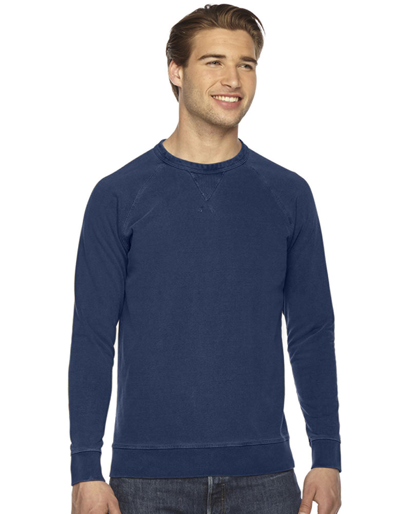 Authentic Pigment Men's French Terry Crew - Queensboro