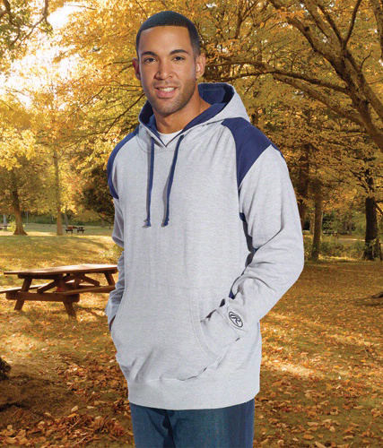 Rawlings Pullover Sweatshirt with Contrast Inserts - Queensboro