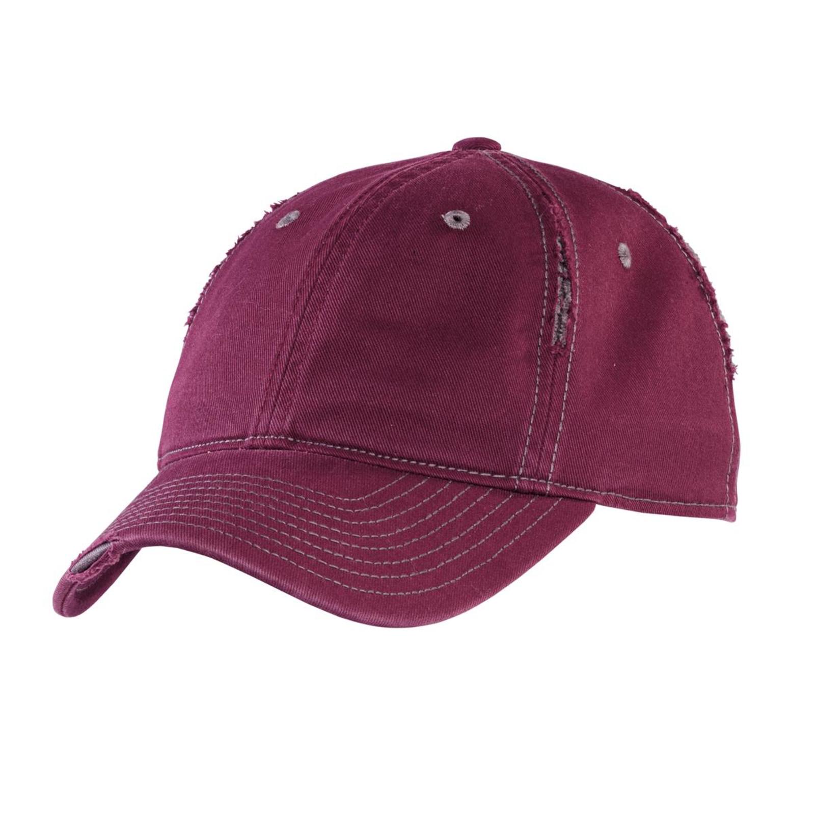 District Embroidered Rip and Distressed Hat - Queensboro