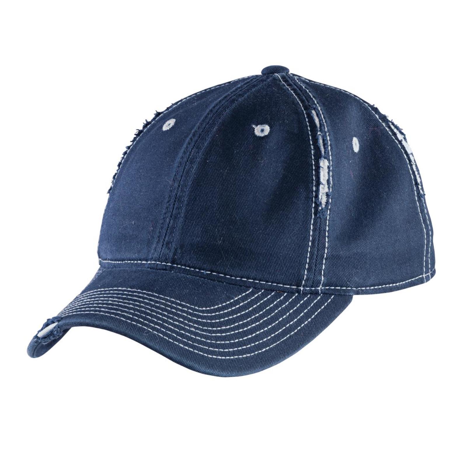 District Embroidered Rip and Distressed Hat - Queensboro